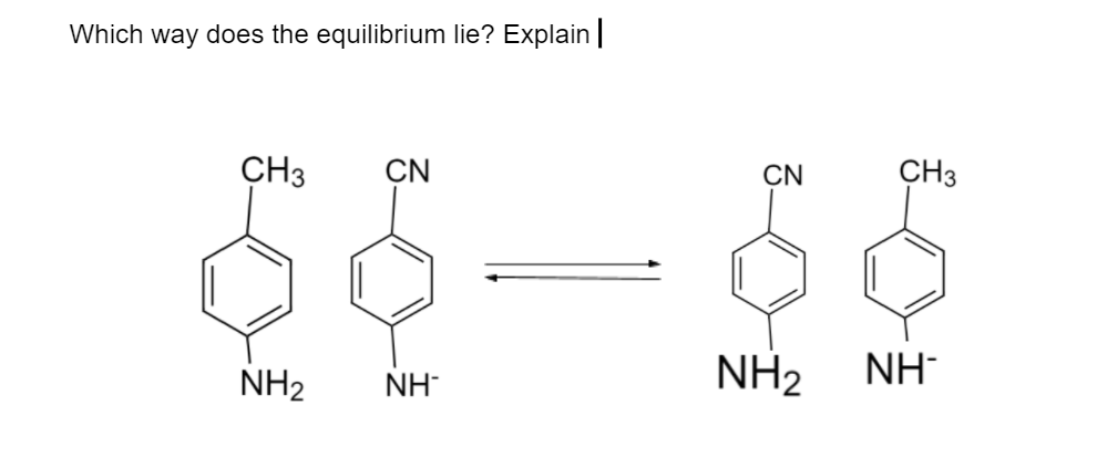 Solved Which way does the equilibrium lie? Explain | CH3 CN | Chegg.com