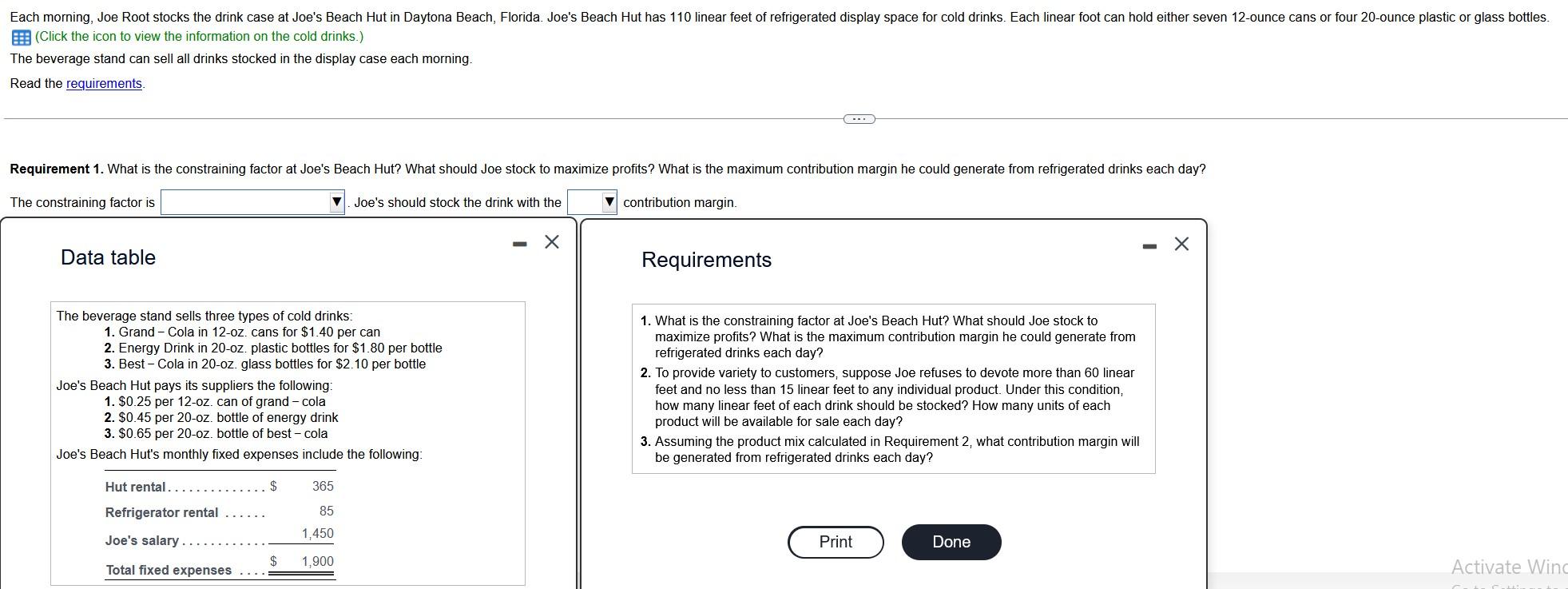 Solved (Click the icon to view the information on the cold | Chegg.com