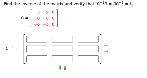 Solved = 13. 3 Find the inverse of the matrix and verify | Chegg.com
