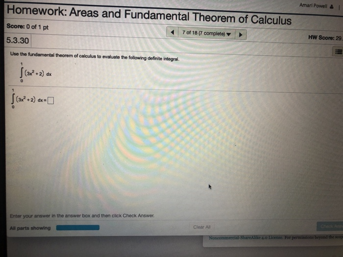 Solved Amari Powell & I Homework: Areas and Fundamental | Chegg.com