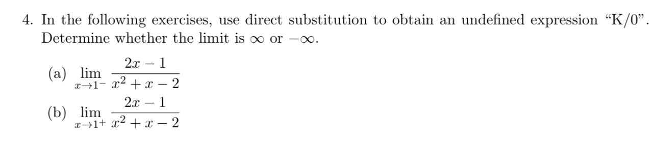 Solved In the following exercises, use direct substitution | Chegg.com