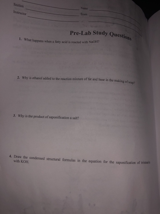 Solved Name Section Team Instructor Pre-Lab Study Question | Chegg.com Solved Name Section Team Instructor Pre-Lab Study Question | Chegg.com