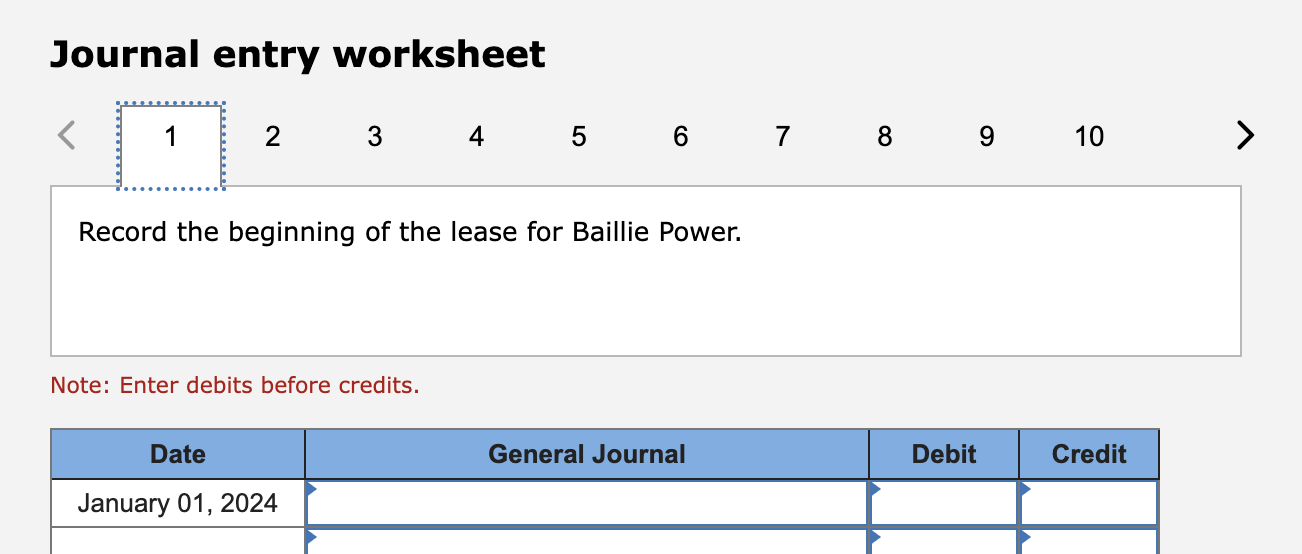 Solved Exercise 15-16 (Algo) Lessee; operating lease | Chegg.com