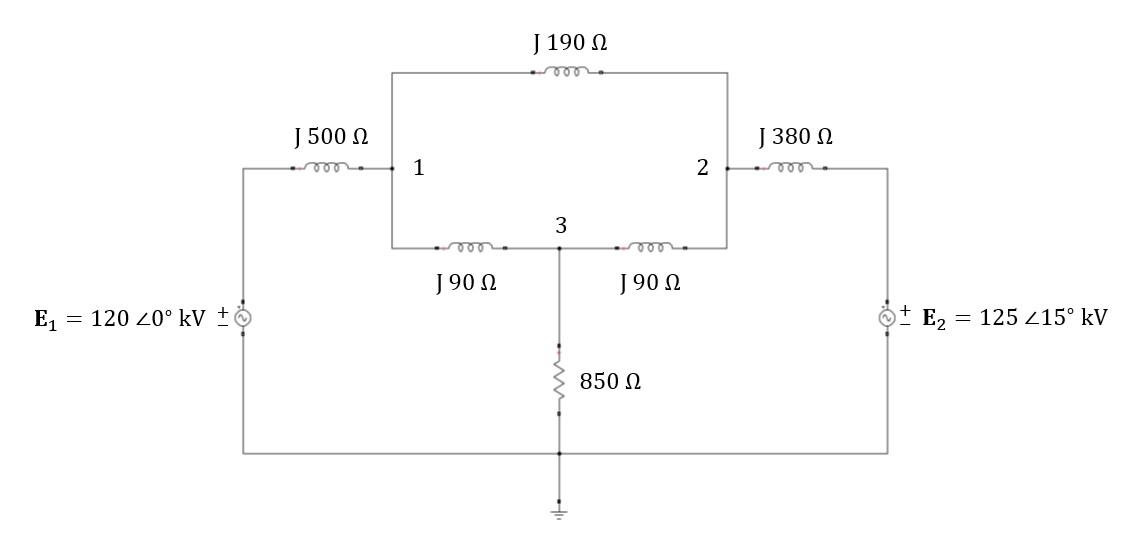 Solved The figure shows an equivalent circuit of a power | Chegg.com