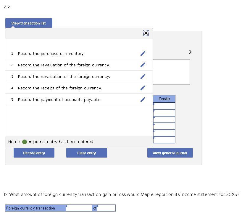 Solved Part 1 Maple Company had the following export and | Chegg.com