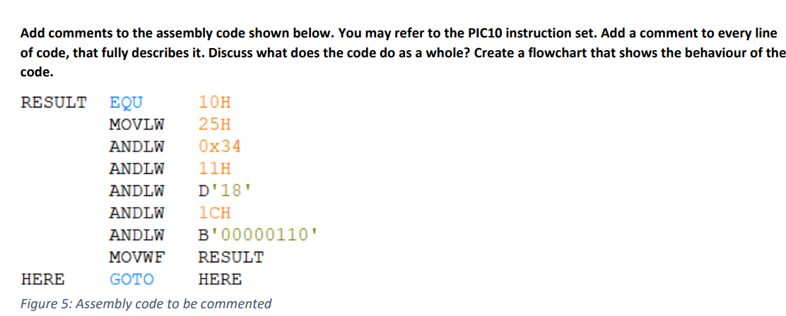 Solved Add comments to the assembly code shown below. You | Chegg.com