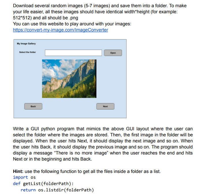 Solved Download several random images (5-7 images) and save | Chegg.com