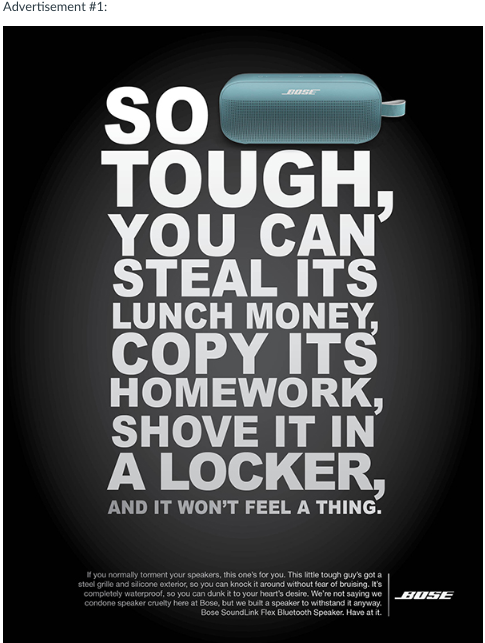 Advertisements To Analyze