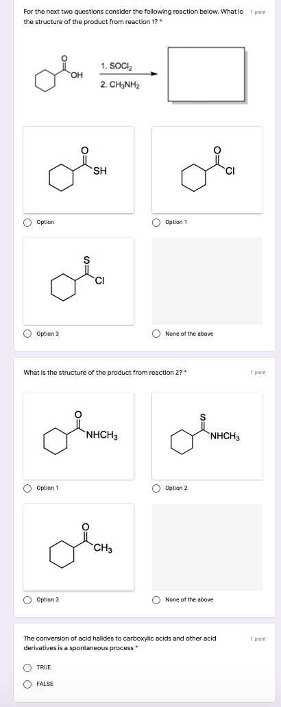 Solved 1 point For the next two questions consider the | Chegg.com
