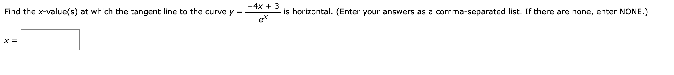 Solved Find the x-value(s) at which the tangent line to the | Chegg.com