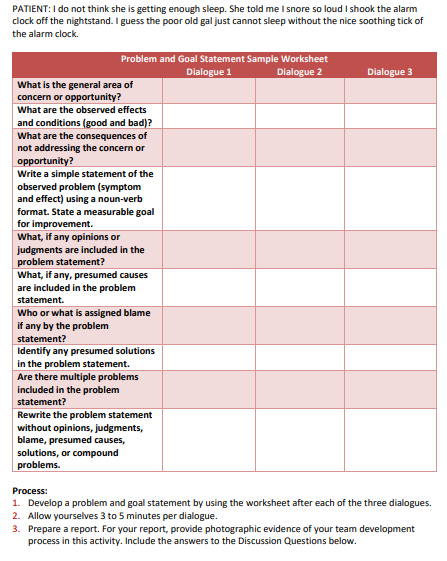 Solved I. (30%) Formulating Problem and Goal Statements | Chegg.com