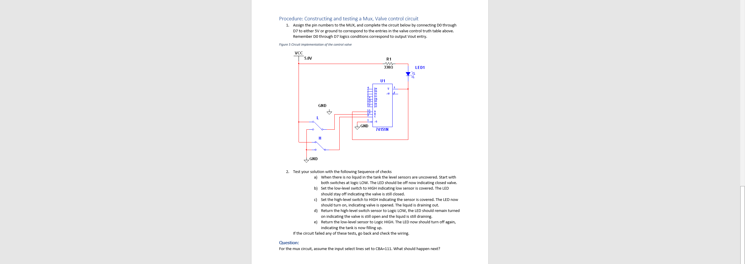 Solved Combinational Logic using a multiplexerObjective• | Chegg.com