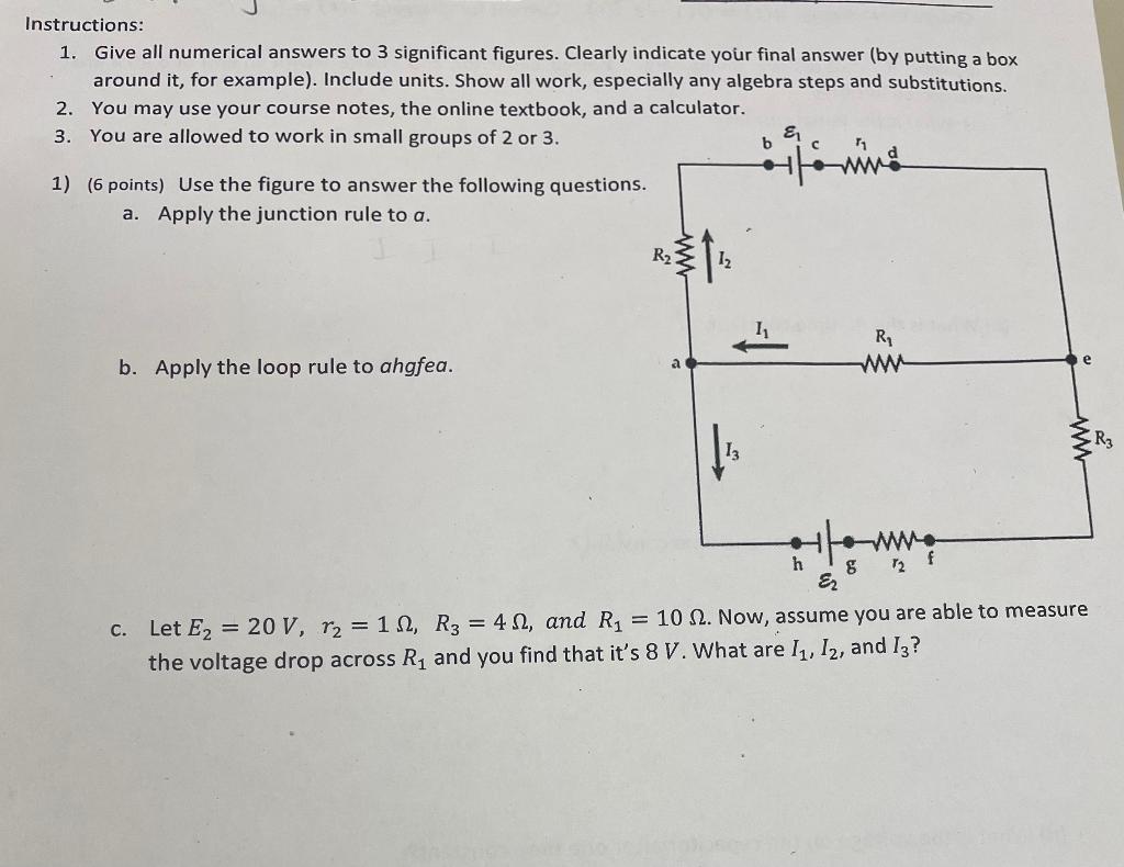 Solved 1. Give all numerical answers to 3 significant | Chegg.com