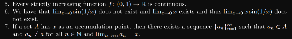 Solved Determine whether the following statements are true | Chegg.com