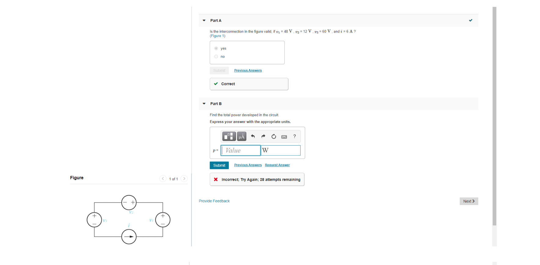 Solved Part A Is the interconnection in the figure valid, if | Chegg.com
