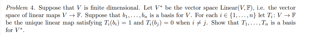 Solved Problem 4. Suppose that V is finite dimensional. Let | Chegg.com
