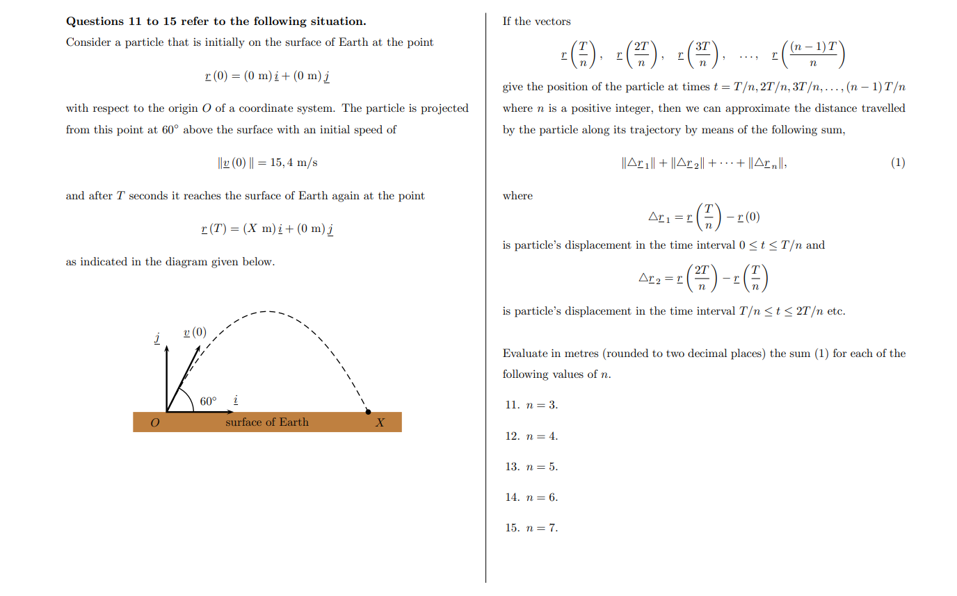 Solved Questions 11 to 15 refer to the following situation. | Chegg.com Solved Questions 11 to 15 refer to the following situation. | Chegg.com