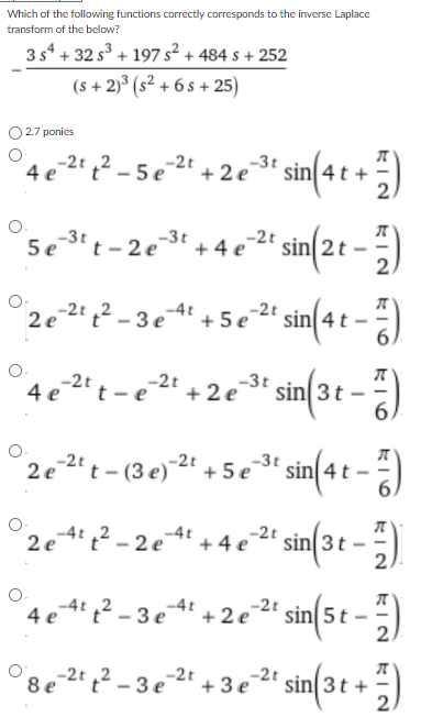Solved Which of the following functions correctly | Chegg.com