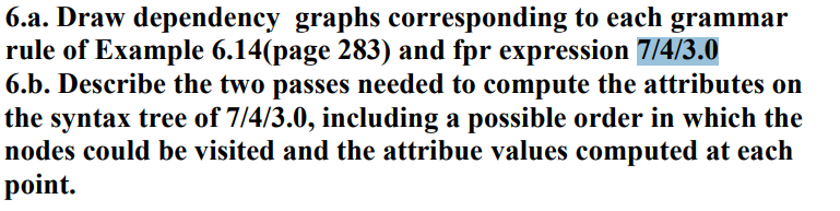 Example 6.14 Consider the following simple version of | Chegg.com