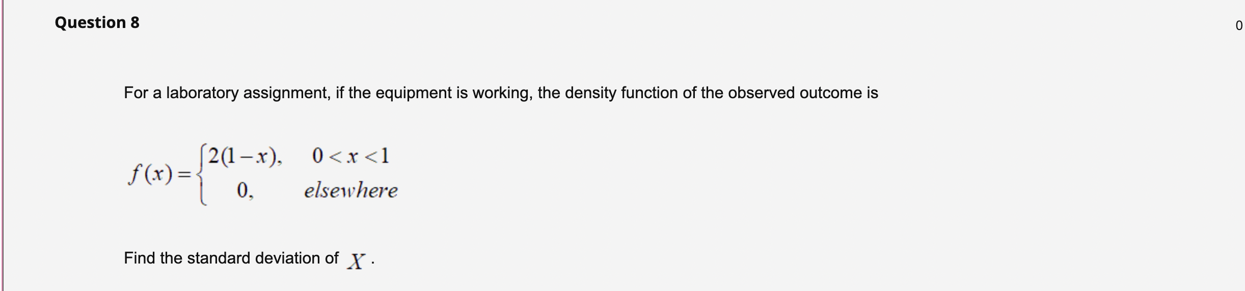 Solved For a laboratory assignment, if the equipment is | Chegg.com