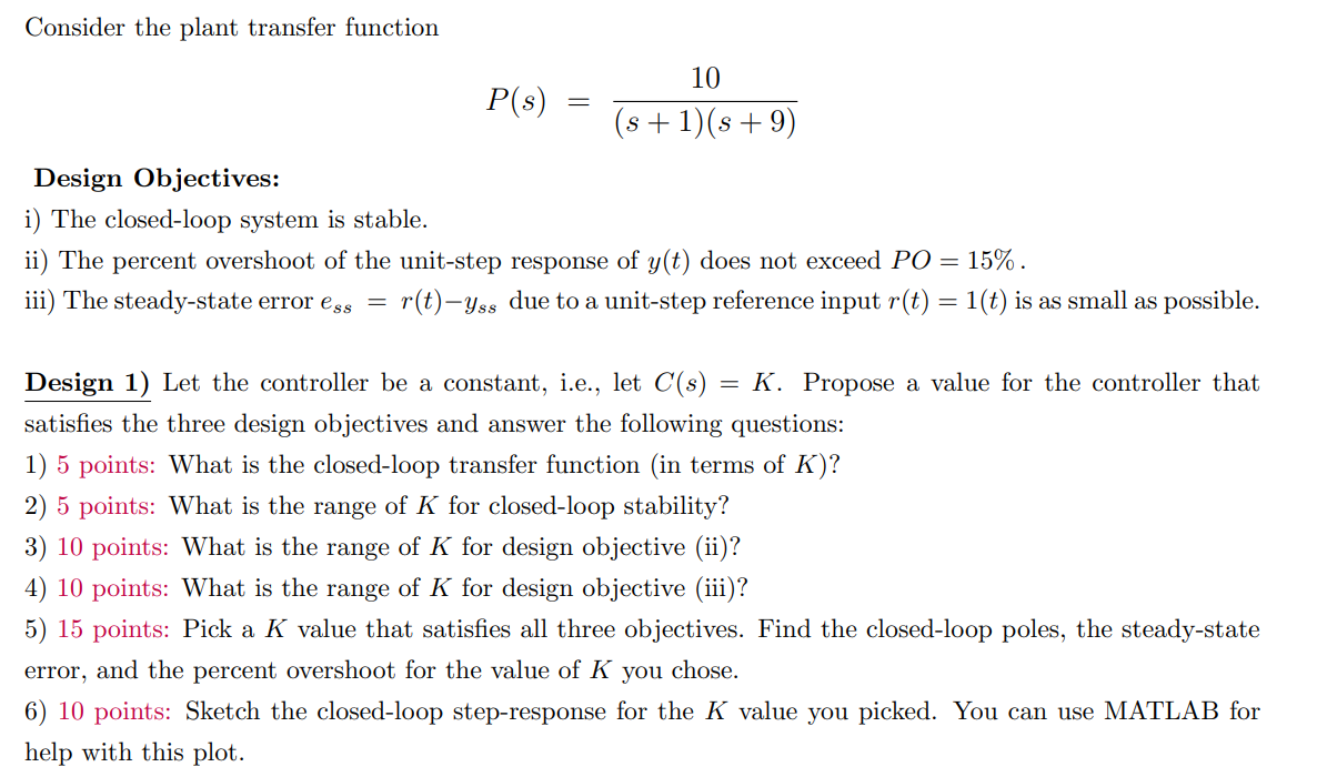 Solved Submit only hand-sketched plots. Look at the MATLAB | Chegg.com