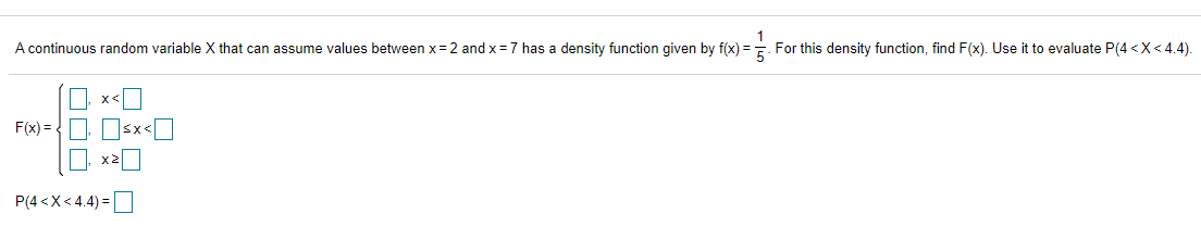 Solved A continuous random variable X that can assume values | Chegg.com