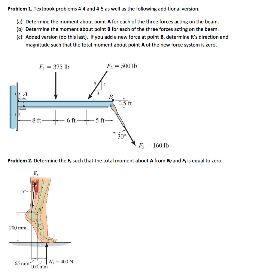 Solved Problem 1. Textbook problems 4-4 and 4-5 as well as | Chegg.com