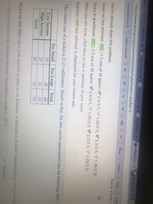 Statistics and probability Archive | June 07 2018 | Chegg.com