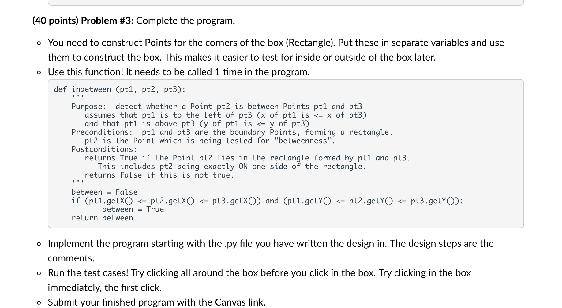 Solved Preparation - Using_getMouse and Entry to interact | Chegg.com