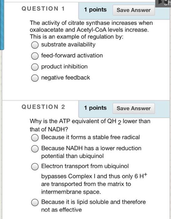Solved QUESTION 1 1 points Save Answer The activity of | Chegg.com