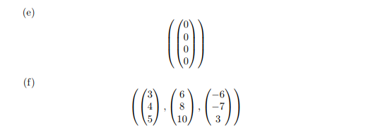 Solved (2) Determine, without performing any computations, | Chegg.com