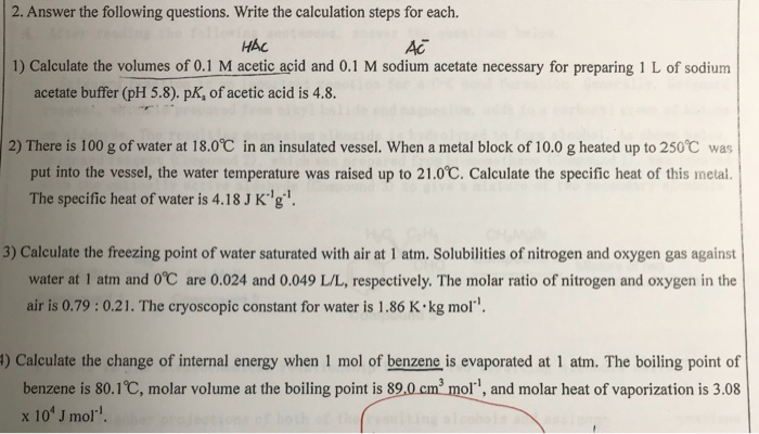 Solved 2. Answer the following questions. Write the | Chegg.com Solved 2. Answer the following questions. Write the | Chegg.com