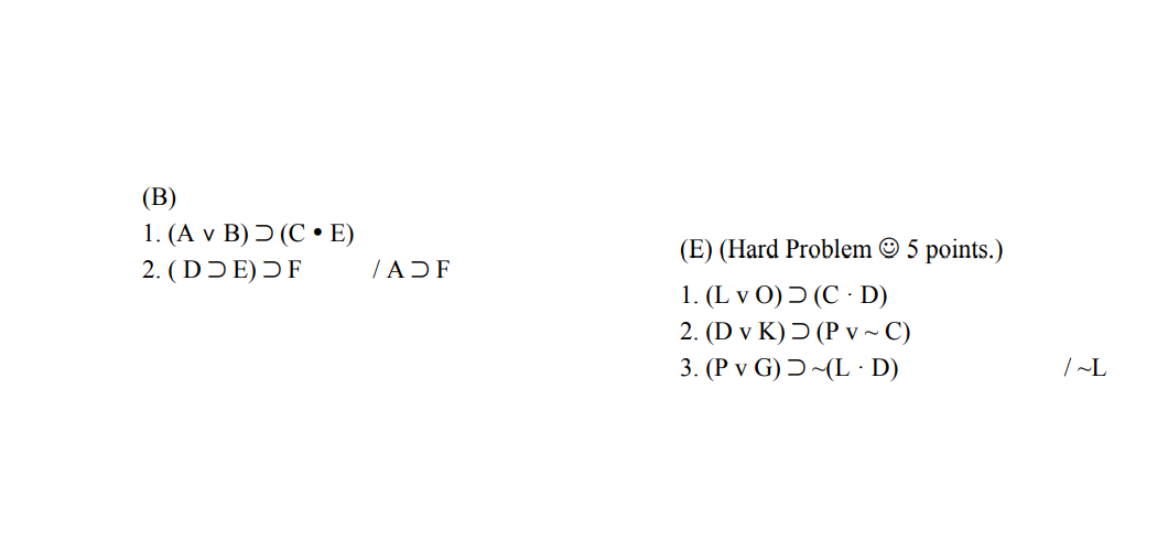 Solved USE THE 8 RULES OF IMPLICATION AND 10 RULES OF | Chegg.com