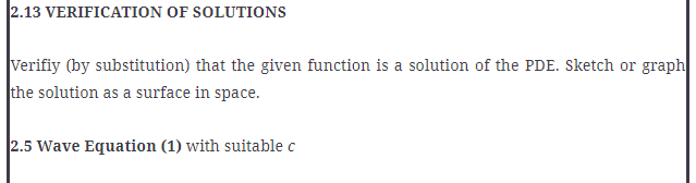 Solved 2.13 VERIFICATION OF SOLUTIONS Verifiy (by | Chegg.com