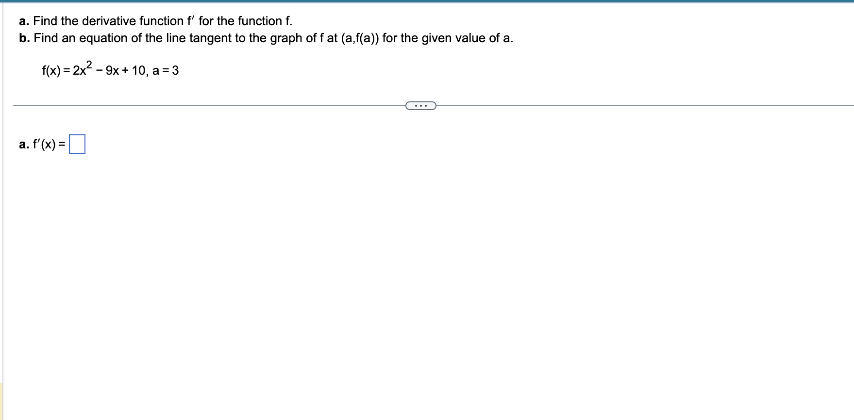 Solved A Find The Derivative Function F′ For The Function