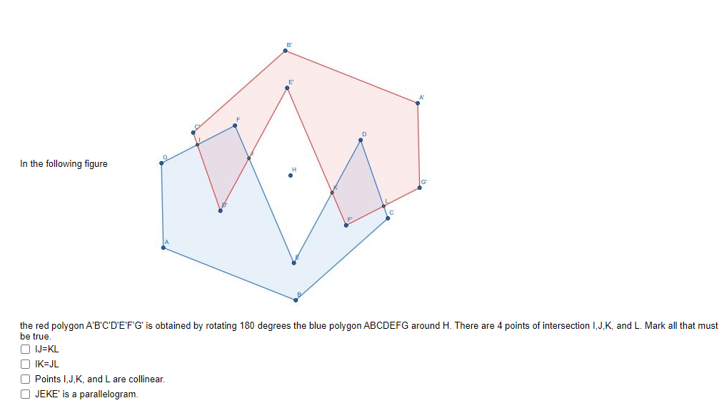 Solved In the following figure the red polygon | Chegg.com