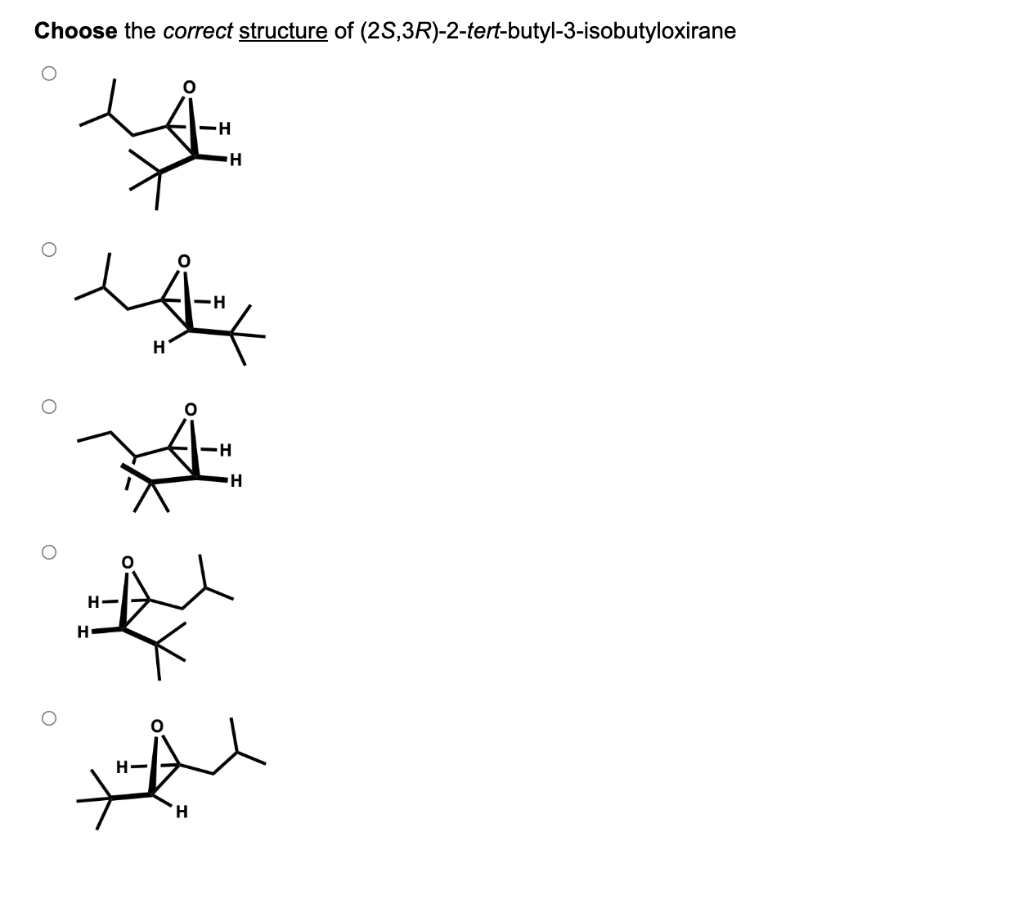 Solved Choose the correct structure of | Chegg.com