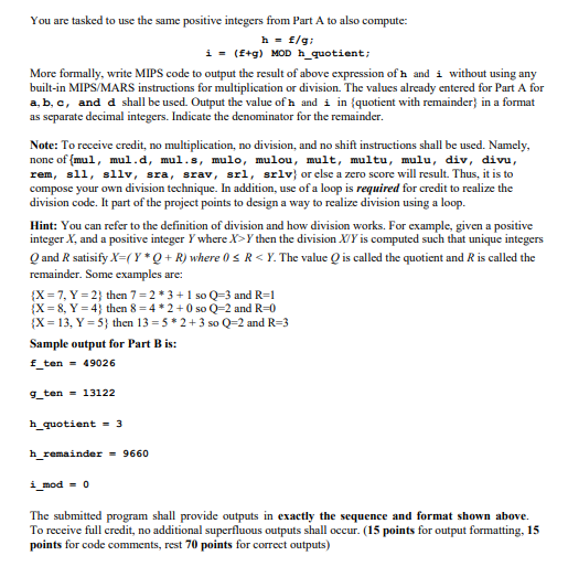 Solved You are tasked to use the same positive integers from | Chegg.com