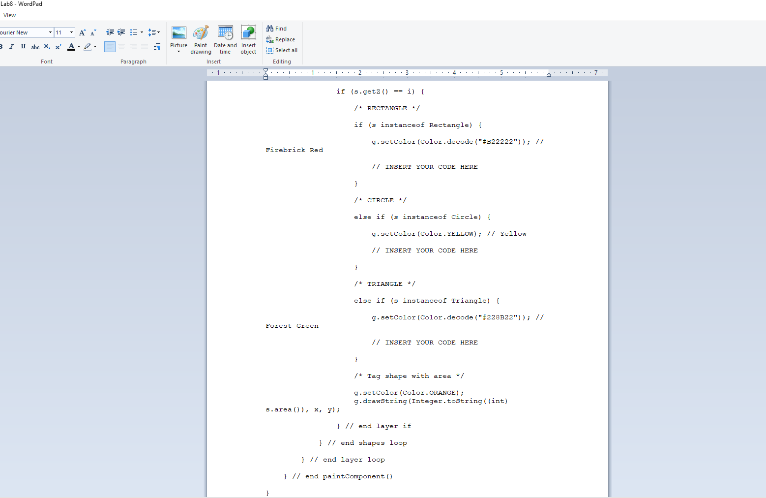 This assignment will build upon the work done in Lab | Chegg.com