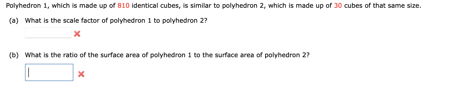 Solved Polyhedron 1, which is made up of 810 identical | Chegg.com