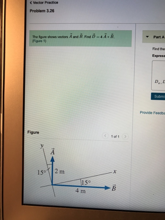 Solved Vector Practice Problem 3.26 The figure shows vectors | Chegg.com