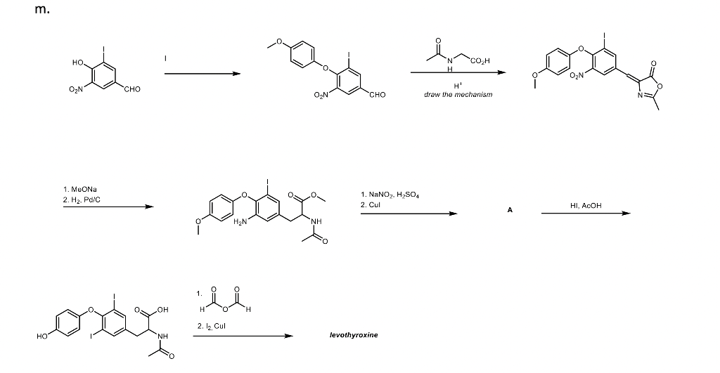 Solved m. HO. `cOH သ - သို့ ON1 CHO ON” H" draw the | Chegg.com