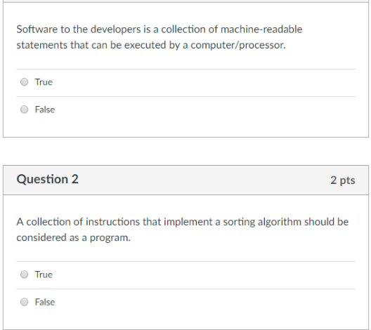 Solved Question 3 6 pts The scope of software engineering | Chegg.com