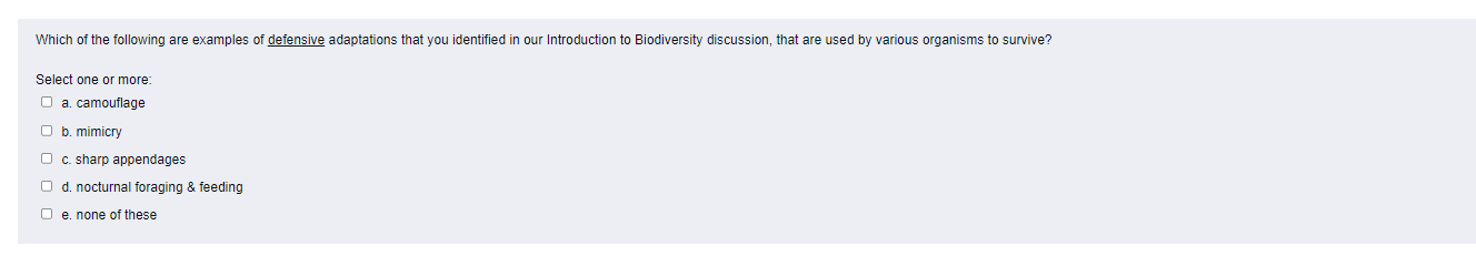 Solved Which of the following are examples of defensive | Chegg.com
