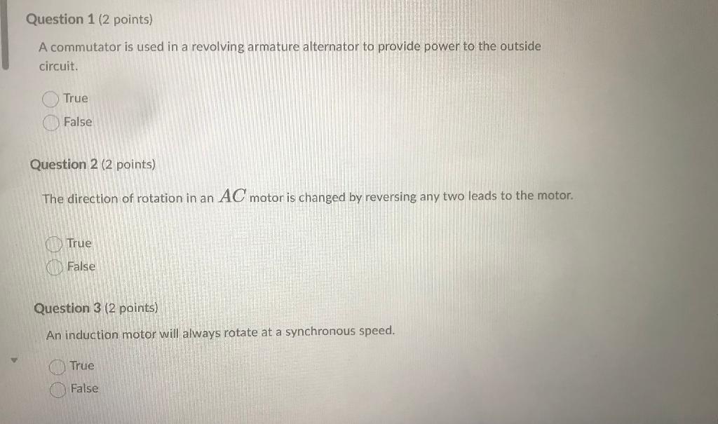 Solved A Commutator Is Used In A Revolving Armature