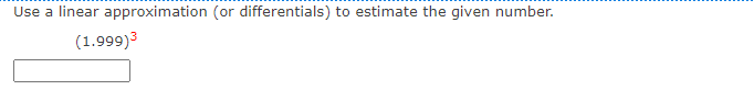 Solved Use a linear approximation (or differentials) to | Chegg.com