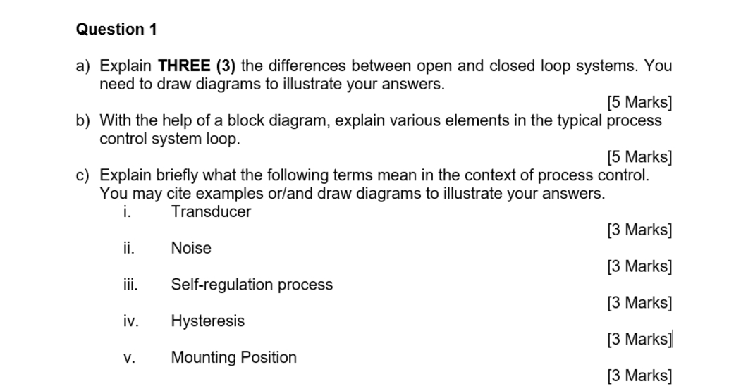 Question 1a) ﻿Explain THREE (3) ﻿the differences | Chegg.com