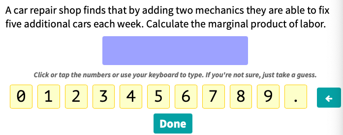 Solved A car repair shop finds that by adding two mechanics | Chegg.com