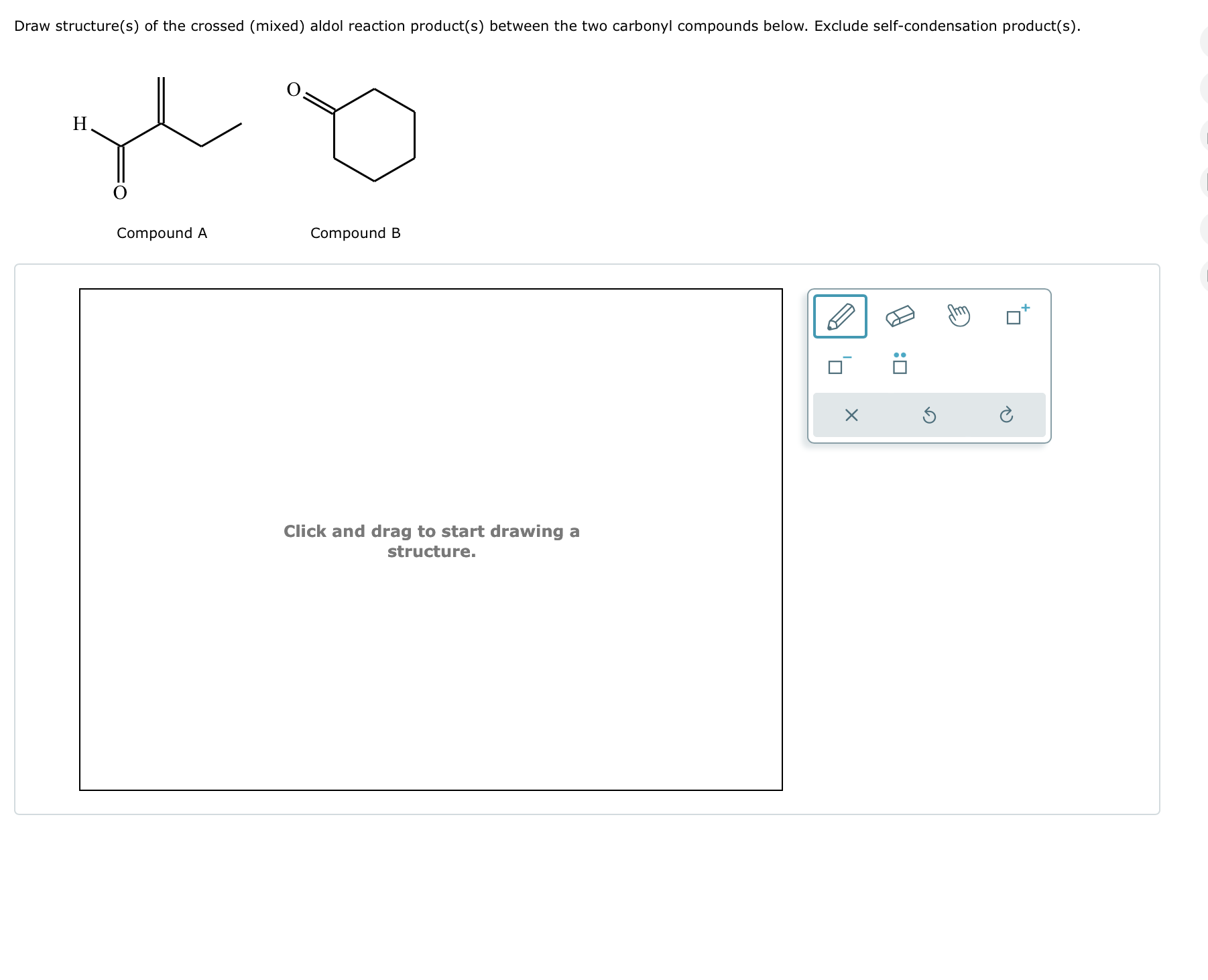 Solved Draw structure(s) ﻿of the crossed (mixed) ﻿aldol | Chegg.com