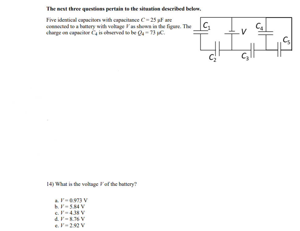 Solved The next three questions pertain to the situation | Chegg.com